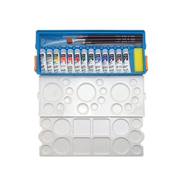 12色(ホワイト2本)ツインパレットデザインセットマルチ/10ml/16104733・Size:10mlStyle:12色(ホワイト2本)ツインパレットデザインセット・容量:10ml・水溶性・乾くと耐水性・梱包サイズ:14.0 x 33.0...