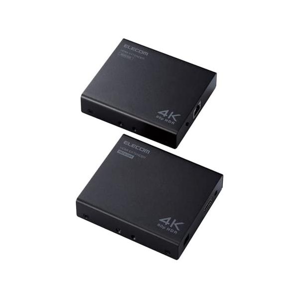 ブラック/-/VEXHD4KP1001A・パッケージ個数:1・4K60Hzの高精細なHDMI映像信号を長距離伝送できます。・1本のLANケーブルで長距離伝送ができるため、取り回しが良くコストパフォーマンスにも優れています。・LANケーブル、...