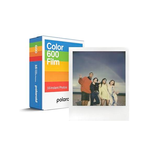 Color White Frameホワイト/16枚入り/6012・Size:16枚入りStyle:Color White Frame・パッケージ個数:1・「Polaroid 600シリーズ」用カラーインスタントフィルムのオトクな2パックセッ...