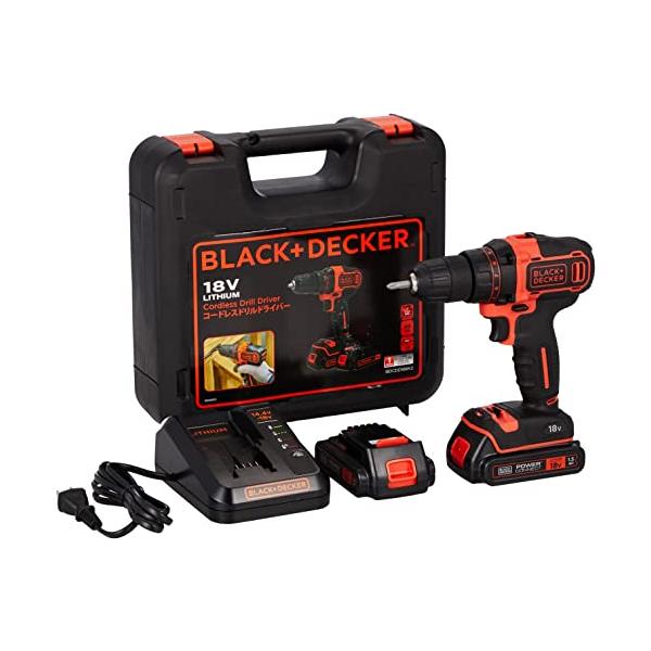 1.5Ah充電池×2オレンジ/-/BDCDD186K2・Style:1.5Ah充電池×2PatternName:1)単品・パッケージ個数:1・本体サイズ:幅7.8×奥行18×高さ22.5cm・本体重量:1.23kg・電圧:18V・バッテリー...