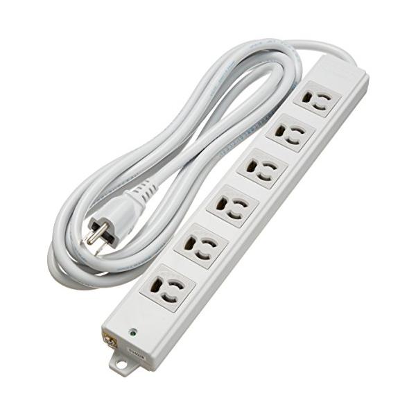 6個口マグネット/3m/T-WRM3630LG/RS・Color:マグネットSize:3mStyle:6個口・パッケージ個数:1・EU RoHS指令準拠(10物質)し、熱に強い二重構造ケースを採用した6個口の工事用タップ。環境に配慮し高い安...