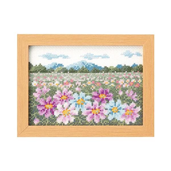 刺しゅうキットコスモスの咲く風景/出来上がりサイズ : 額外径 : 15×20cm・額内径 : 11.6×16.6cm/7554/361-46-105-006・Style:刺しゅうキット・出来上がりサイズ : 額外径 : 15×20cm・額...