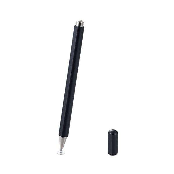 ブラック/-/P-TPD03BK・Color:ブラック・パッケージ個数:1・透明なディスクタイプのペン先により、狙い通りに細やかな操作ができる。大きなタッチ面と金属芯で超感度を実現したディスクタッチペンです・従来品より、さらに感度を高めた超...