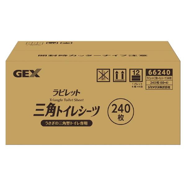 適合製品：GEX 三角ラビレット　　　　　その他、幅約31〜36cm・奥行20〜25cmの三角トイレシートサイズ(最大値)：約34.0cm×21.0cm＊詳細は画像をご覧下さい。重量：約14g/1枚あたり対象：うさぎ、モルモット等の小動物材...