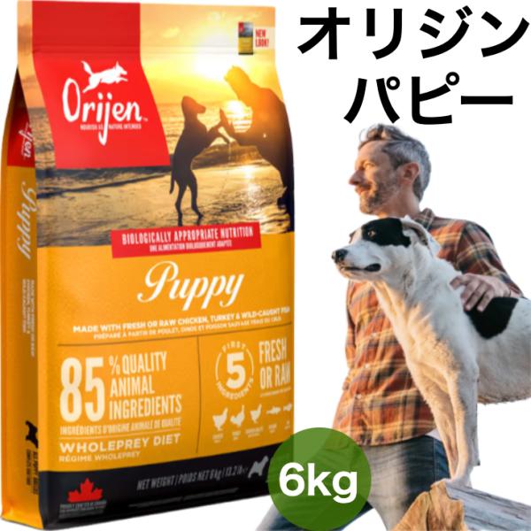 【オリジンパピー】子犬本来の食事を再現。放し飼い鶏、七面鳥、自然の魚、全卵など新鮮食材を豊富に使用。保存剤不使用で、良質なタンパク質と脂肪をホールプレイ比率で含んでいます。■特徴・新鮮肉の冷蔵保存と低温乾燥肉による栄養濃縮・高タンパク質（3...