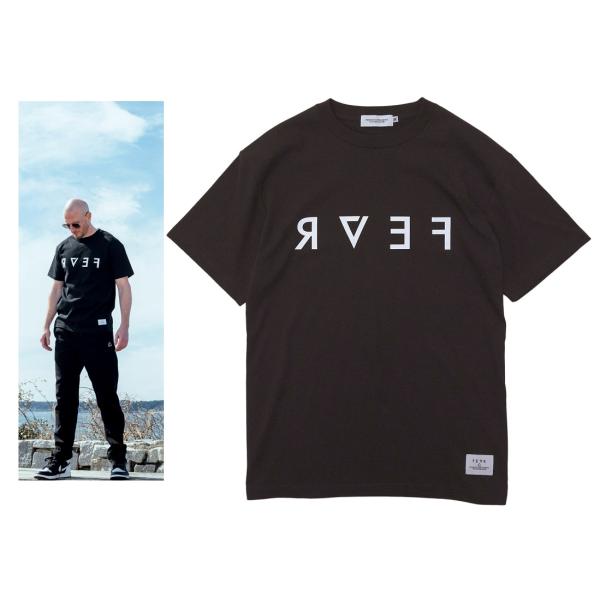 □商品説明FEVR MARKを鏡写しにしたリフレクトデザイン。今季は6.0ozの若干肉厚の生地を選んだしっかりしたボディにシングルステッチのスマートな首元を組み合わせました。素材綿100% 6.0ozサイズ(cm)M/身丈72cm×身幅53...