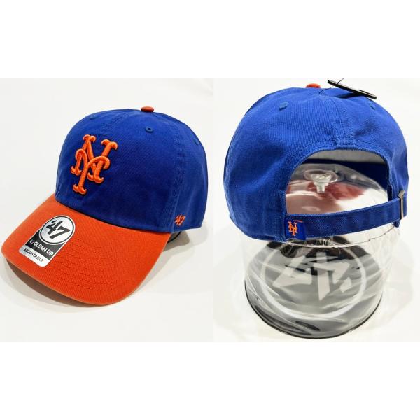フォーティーセブンはメジャーリーグ・ベースボール（MLB）公認ライセンスブランドです。定番モデルの”CLEAN UP”は浅めのクラウンとつばがカーブしているのが特徴。クセのないシルエットのアジャスタブルキャップなので、性別や場所を選ぶことな...