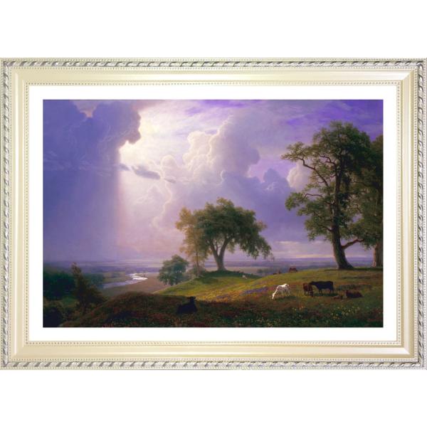 アルバート・ビアスタットAlbert Bierstadt 　カリフォルニアの春 California Spring  【ポスターの仕様】・サイズ/A3サイズ297ミリ×420ミリ・作品イメージ周りには白のマージンを施しております(写真参照)...