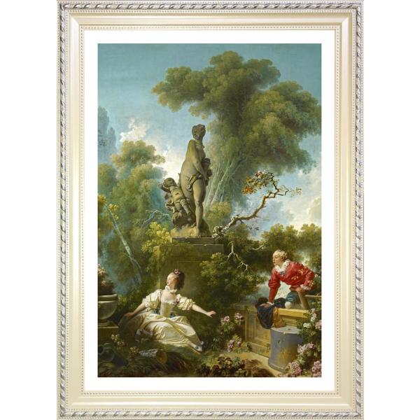 ジャンオノレフラゴナール（Jean Honore Fragonard)【作品名】　The Progress of Love: The Meeting　　　　【ポスターの仕様】・サイズ/A3サイズ297ミリ×420ミリ・作品イメージ周りには白...