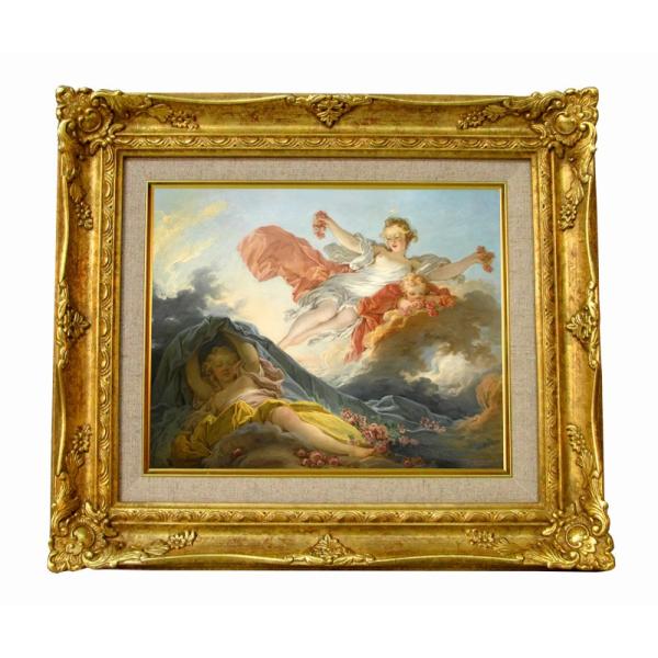 《作家名》ジャンオノレフラゴナール（Jean Honore Fragonard)　　　　　1732年ー1806年　フランスの画家《作品名》The Goddess Aurora triumphing over Night 　 ジークレー技法に...