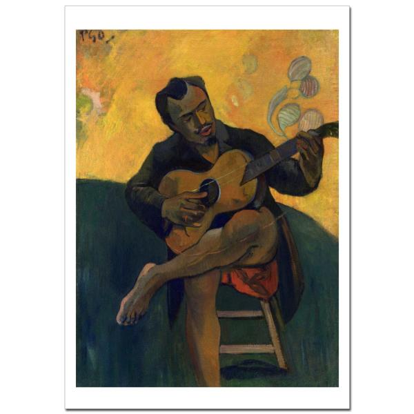 《作家名》ウジェーヌ・アンリ・ポール・ゴーギャン Paul Gauguin《作品名》 ギターを弾く人The Guitar Player 　・ジークレー技法・作品の色合いは弊社によるオリジナル色彩調整を行ない、彩度・コントラス　ト・明るさ等が...