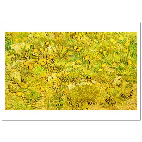 《作家名》フィンセント・ファン・ゴッホ（Vincent Willem van Gogh）《作品名》黄色い花の野　　【作品技法】・ジークレー技法 ・原画のオリジナル画像から弊社独自の色彩調整を行ない、彩度コントラスト明るさ等が豊かに再現されて...
