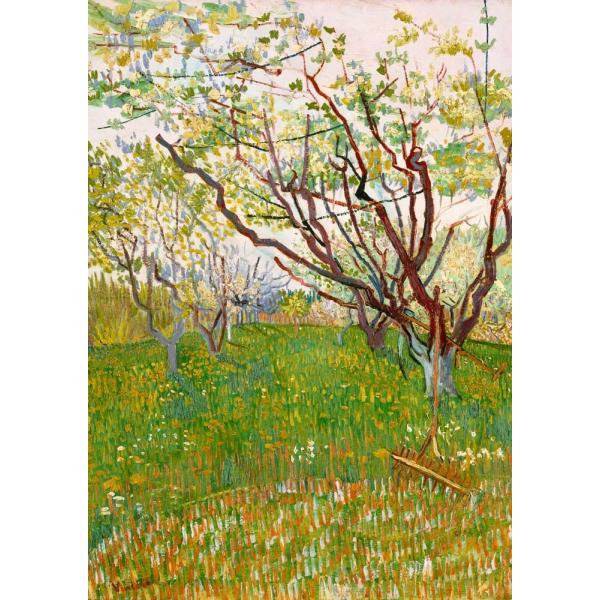 《作家名》フィンセントファンゴッホ　Gogh《作品名》花咲く果樹園　　【作品仕様】・ポスターサイズ　A2/420ミリ×594ミリ・ジークレー技法により色彩鮮やかにPP合成紙(表/マット調・裏/ポリプロピレン)へ刷られたポスター ・作品の色合...