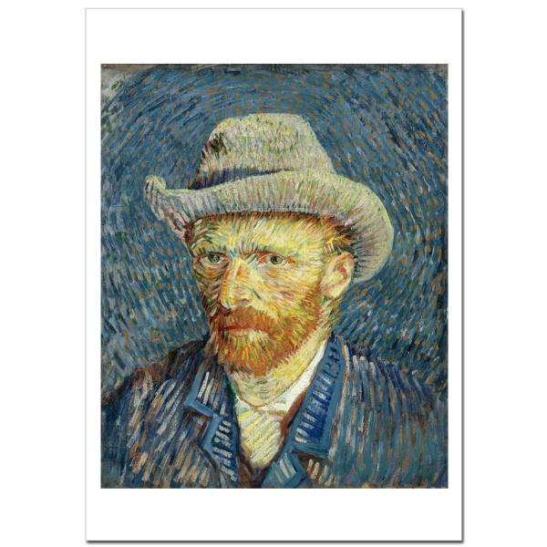 《作家名》フィンセントファンゴッホ　Vincent Willem van Gogh《作品名》自画像3  　　　【作品技法】・ジークレー技法 ・原画のオリジナル画像から弊社独自の色彩調整を行ない、彩度コントラスト明るさ等が豊かに再現されていま...