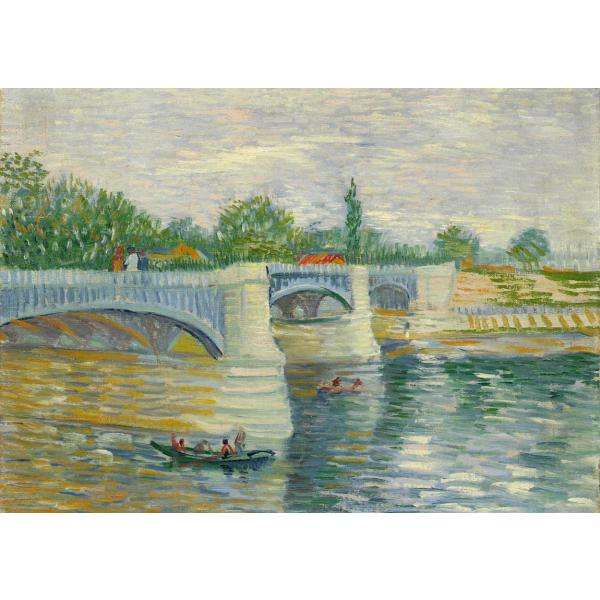 《作家名》ゴッホ Vincent Willem van Gogh《作品名》The Bridge at Courbevoie【作品技法】・ジークレー技法 ・原画のオリジナル画像から弊社独自の色彩調整を行ない、彩度コントラスト明るさ等が豊かに再...