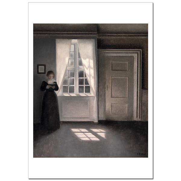 《作家名》ヴィルヘルム　ハマスホイ Hammershoi デンマークの画家《作品名》interi〓r fra strandgade 30    　【作品技法】・ジークレー技法 ・作品の色合いは弊社によるオリジナル色彩調整を行ない、彩度・コン...