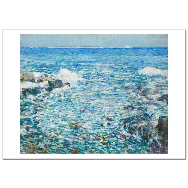 《作家名》フレデリックチャイルドハッサム　Frederick Childe Hassam 《作品名》Surf Isles of Shoals　【作品技法】・ジークレー技法・作品の色合いは弊社によるオリジナル色彩調整を行ない、彩度・コントラス...