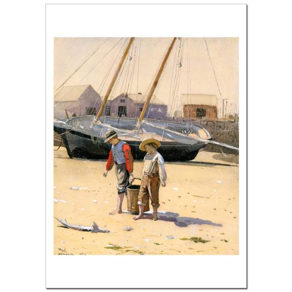 《作家名》ウィンスロー ホーマー  《作品名》A Basket of Clams 　　　　 　・ジークレー技法・作品の色合いは弊社によるオリジナル色彩調整を行ない、彩度・コントラスト・明るさ等が豊かに再現されています。※ご使用のパソコンモニ...