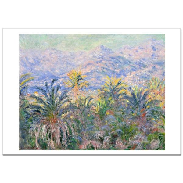 《作家名》クロード・モネ(1840年-1926年)《作品名》ボルディゲーラのやしの木Palm Trees at Bordighera  　【作品技法】・ジークレー技法 ・作品の色合いは弊社によるオリジナル色彩調整を行ない、彩度・コントラスト...