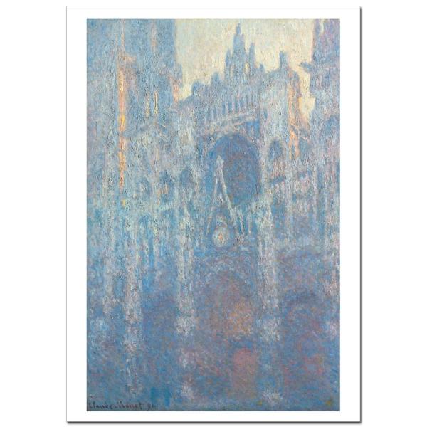 《作家名》クロード・モネ　《作品名》 朝日の中のルーアン大聖堂 The Portal of Rouen Cathedral in Morning Light  【作品技法】・ジークレー技法・作品の色合いは弊社によるオリジナル色彩調整を行ない...