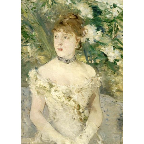 《作家名》ベルト・モリゾ（Berthe Morisot)  《作品名》Young Girl in a Ball Gown  　　　 　・ジークレー技法・作品の色合いは弊社によるオリジナル色彩調整を行ない、彩度・コントラス　ト・明るさ等が豊か...