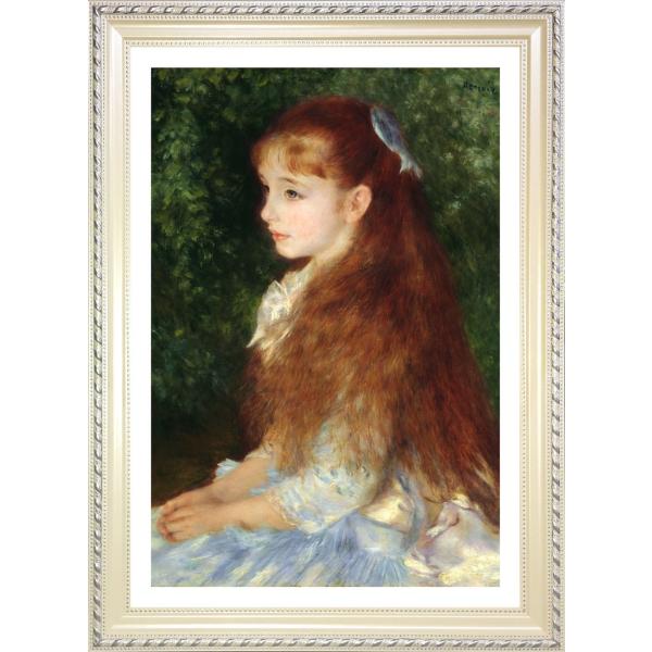 ピエール　オーギュスト　ルノワール（Pierre-Auguste Renoir） 　イレーヌ・カーン・ダンヴェール嬢の肖像　【ポスターの仕様】・サイズ/A3サイズ297ミリ×420ミリ・作品イメージ周りには白のマージンを施しております(写真...
