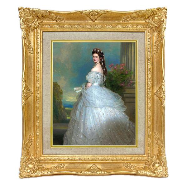 ランツクサーヴァーヴィンターハルター(Franz Xaver Winterhalter)【作品技法】・ジークレー技法により色彩鮮やかに再現され、高級半光沢キャンバスに刷られた複製画の額装作品です。F3号サイズで、どこへでも飾れる身近なインテ...