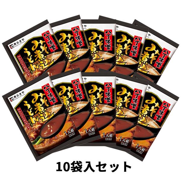 八丁味噌入りの液体（ネリ）タイプ本格派みそ煮込うどんの素です。■商品情報●商品内容：みそ煮込うどんスープ　10袋セット●賞味期限：製造日から180日（常温可能商品）●保存方法：直射日光、高温多湿を避けて保存してください●内容量：1袋内容量4...