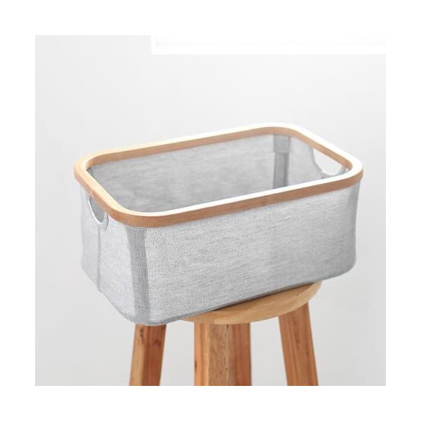 ブランド名：グディ GUDEE商品：ストレージボックス 折り畳んでしまえるバスケット 収納カゴ 収納ボックス 長方形 自立 竹 バンブー GudeeLife FRASA  品番：fhb62c888002カラー：ナチュラル素材：竹、布(ポリエ...