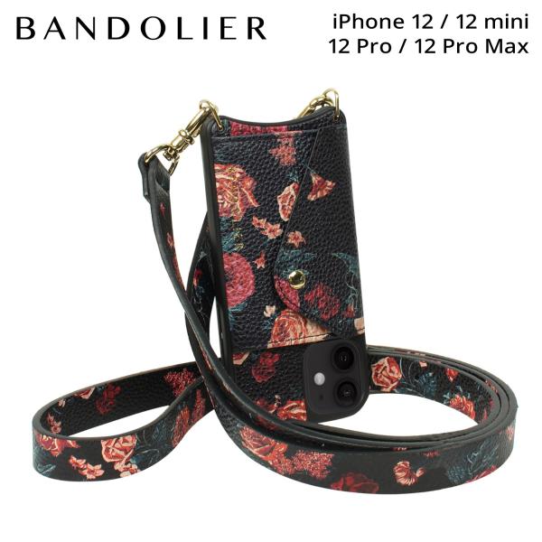 ■ブランド名 / 商品名BANDOLIER バンドリヤー / ELISE BLACK FLORAL 10ELMLTG■カラーブラック：BLACK FLORAL■素材 / 仕様レザーカード収納枚数：2枚 ※12miniのみ6枚ワイヤレス充電：...