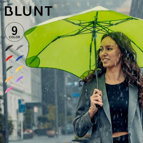 ニュージーランドで開発された傘ブランド、BLUNT Umbrella。オートオープン（プッシュボタンで開き、手動で閉じるタイプです）。メトロは360度回転するユニークなテクノロジーを採用し、狭い場所での衝撃にもエレガントに対応します。■ブラ...