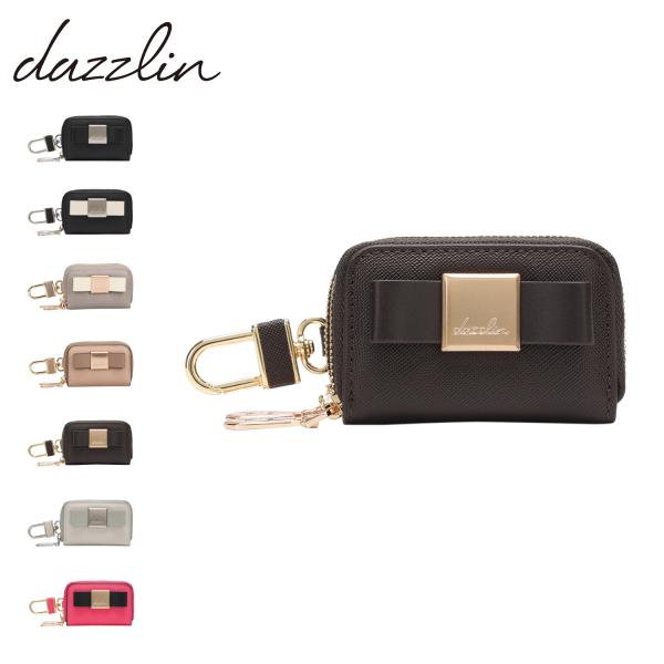 【遊び心のあるCASUAL MINDをプラスオンしたブランド dazzlin】上品なリボン金具が大人可愛いWファスナーリモートキーケース。様々なサイズのスマートキーに対応し、自宅や会社の鍵などをまとめてすっきり収納できます。360度回転式の...