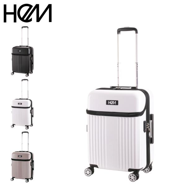 HeMのマチ拡張式トップオープンタイプキャリーケースが入荷。上部が開くことにより、小物収納にアクセスしやすくなっています。マチ拡張機能が付いているので、荷物が増えても安心です。大型の4輪ダブルキャスター、TSAロックを標準装備。機内持ち込み...