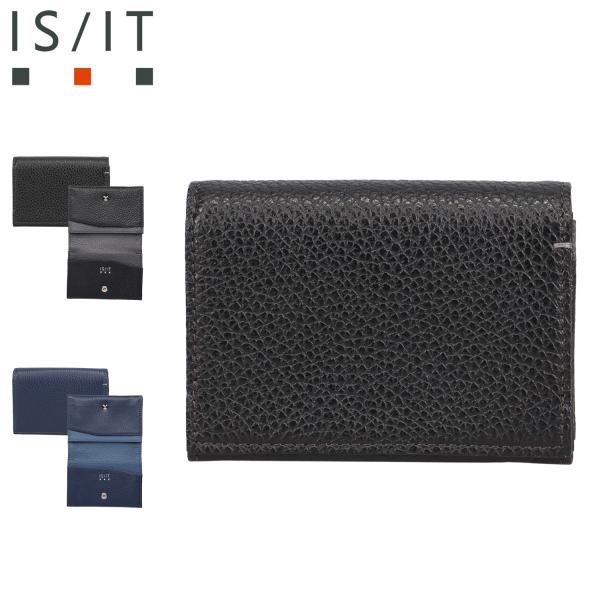 爆買【「街に、人に、その手になじむ」スタイリッシュ・スタンダードなカバン・財布ブランド IS/IT】イタリア製シュリンク牛革を使用したオールジェンダー対応小物。 LWG（Leather working group）認証済イタリアタンナーの幅...