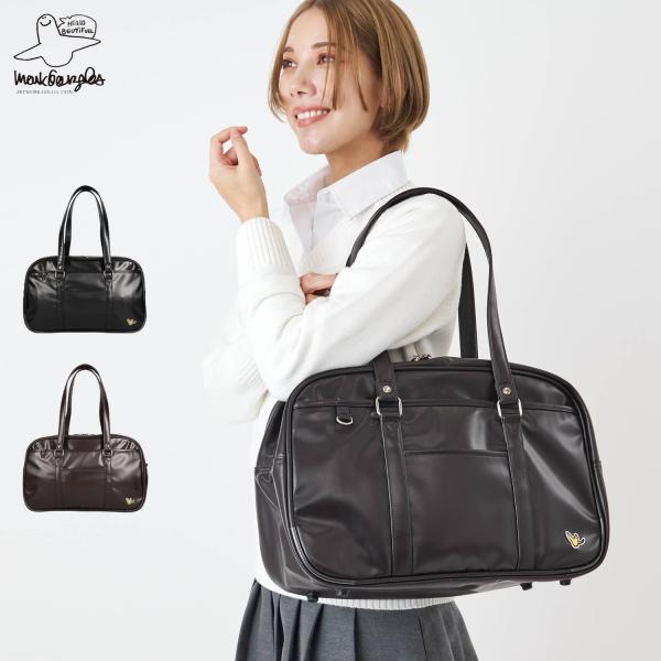 遊び心感じる独特のアートデザインが魅力な（What it isNt） ART BY MARKGONZALESから、ブランドモチーフのエンジェルをフロントに刺繍でデザインしたスクールバッグです。開口部はダブルファスナー仕様で開閉しやすく、荷物...