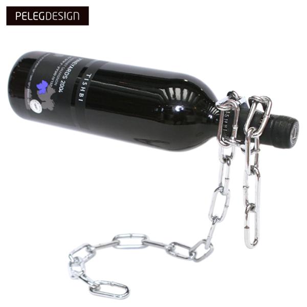 【日常にスパイスを。遊び心溢れるイスラエル発デザイン雑貨 PELEGDESIGN】まるで魔法のようなワインボトルホルダーが登場しました！PELEGDESIGNの「チェーン」は、タネも仕掛けもある不思議なデザインで、ワインボトルが宙に浮いてい...