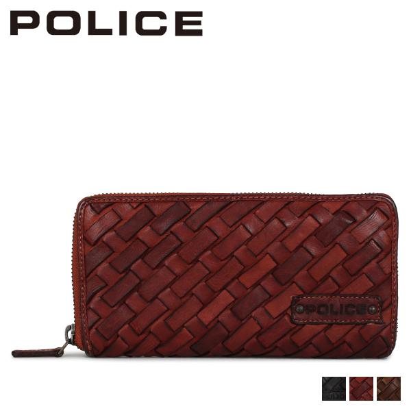 POLICE ポリス 財布 長財布 メンズ メッシュ ラウンドファスナー POLICE ポリス 財布 長財布 メンズ メッシュ ラウンドファスナー