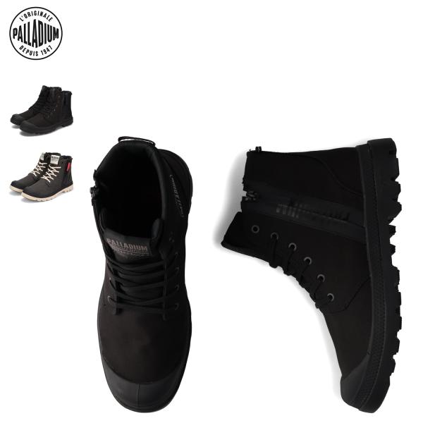 【軍用靴をイメージさせる荒々しいデザインを現代のファッションとミックスさせたアイテムを展開する PALLADIUM】脱ぎ履きする機会が多い日本限定仕様として誕生した「PAMPA HI SEEKER」の進化版が登場！雨水の侵入を防ぐブーディー...