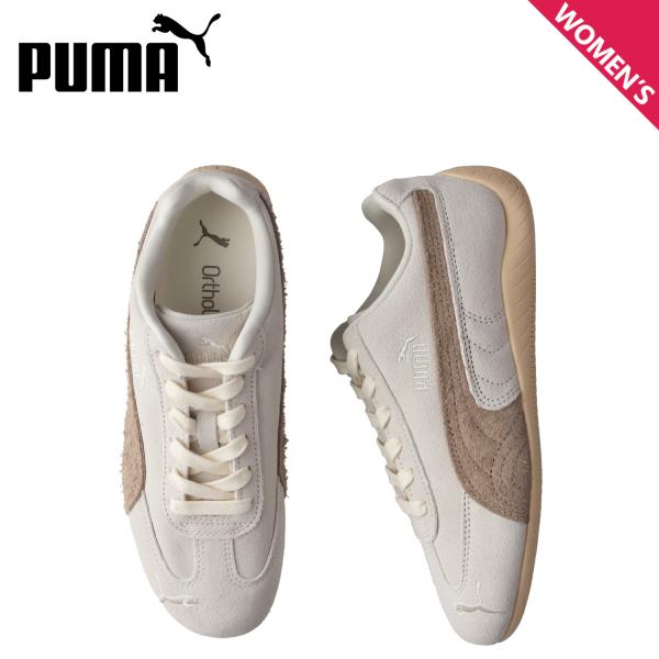【名作クライドやスエードを生み出し、アスリートを足元から支えるブランド PUMA】999年に誕生し、80年代から90年代にかけてF1グランプリのドライバーが履いていた耐火レーシングシューズをベースにしたSPEEDCAT。レーシングにインスパ...