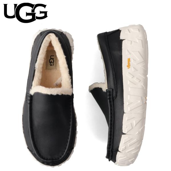 爆買【ビーチスタイルからラグジュアリーまで世界中が認めるブランド UGG】快適性と機能性が融合したローファーAscot Wrap Tech Noir(アスコット ラップ テック ノアール)。Ascot Slipper(アスコット スリッパ)...