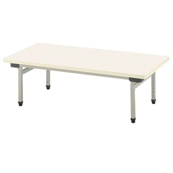 ●外寸法／W1200×D600×H380-500mm●重量／13kg●品番／EU-1260●天板／表面材：メラミン化粧板　　　　エッジ：ソフトエッジ巻　28mm厚●脚部／フレーム部：スチールパイプ(26mm角)　　　　脚部：アルミパイプ(2...