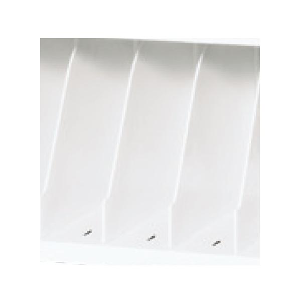 仕様変更／2018年1月スチール製から樹脂製に変更されました。旧タイプのカルテ棚には使用できません。（スチール製仕切板との互換性はございません）●品名／カルテ棚用仕切板●品番／M935-LDW●数量／10枚●材質、色／樹脂製 ホワイト●メー...