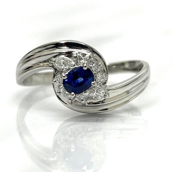 Brand Name 　【中古美品】Pt900　サファイヤ　ダイヤ　リング　S0.28ct　D0.11ct　12号　指輪商品状態◆　- S 新品仕上げ済みですが展示品の為、多少の小傷はご了承ください参考価格◆　-型　番　◆　-サイズ　◆　-...