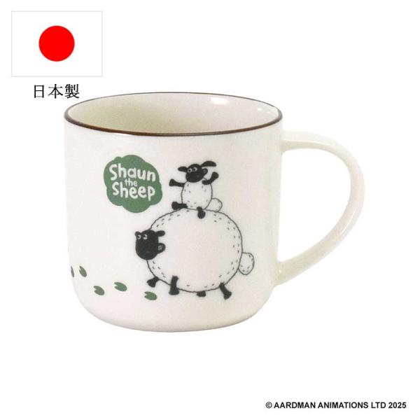 ほっこり癒しの時間にシンプルな白地のマグの周りを、まるでショーンたちが駆け回っているような足跡がアクセントになった楽しいデザインが魅力のマグカップ。ぽってりとした質感が手に優しくなじみ、持つたびにぷっくりポコポコとした絵柄の感触が心地いい。...