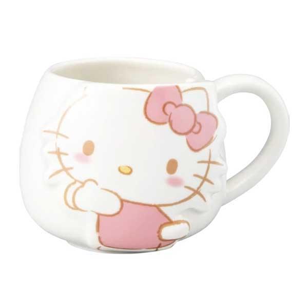 ハローキティ マグカップサンリオのキティちゃんがデザインされた、しっぽが立体的になったマグカップです。キュートなデザインが魅力で、子供から大人まで幅広く楽しめます。ホワイトデーのお返しや特別な日のプレゼントにもぴったりです。おしゃれな雑貨と...