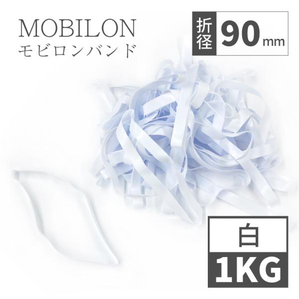 モビロンバンドはべたつきにくく、天然輪ゴムより丈夫で長持ち、やわらかく、よく伸びます。（５倍以上伸びます）使用用途も、食品トレー、書類の結束や産業資材の固定、また髪の毛にも絡みにくいので、ヘアゴムなど幅広く活躍。ペットのおしゃれにもピッタリ...