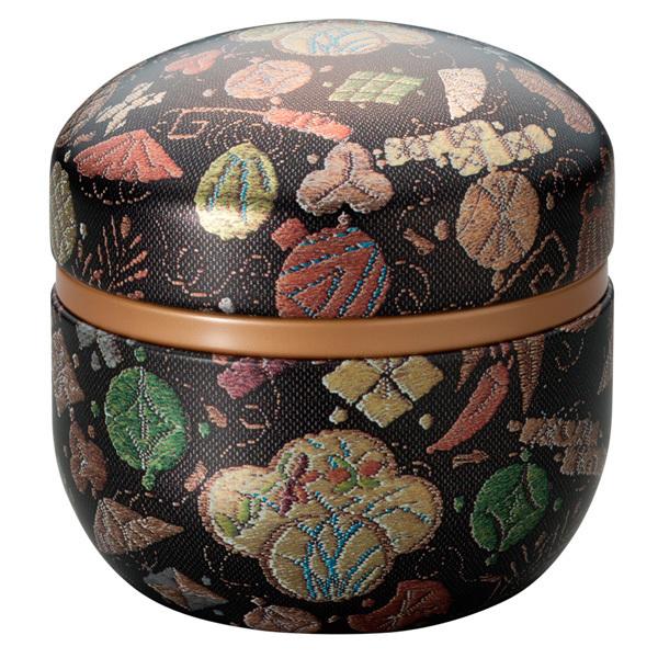 ギフト包装不可名称  茶筒内容量 80ｇ用サイズ  φ86mm×高さ84mm 材質 ブリキ缶（印刷缶）販売者 杉山園茶舗