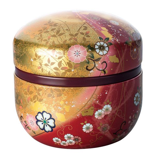 ギフト包装不可名称  茶筒内容量 80ｇ用サイズ  φ86mm×高さ84mm 材質 ブリキ缶（印刷缶）販売者 杉山園茶舗