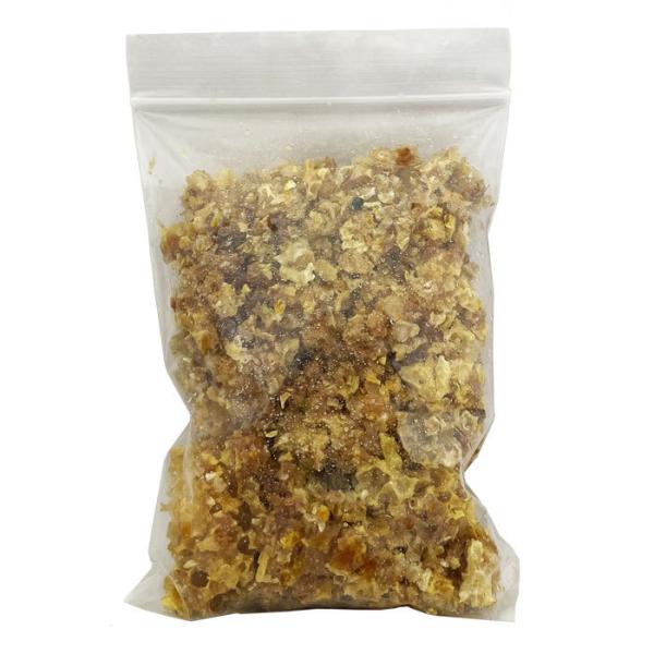 名称  蜂蜜しぼりかす（巣くず）内容量 １００ｇ原材料 蜂蜜しぼりかす（巣くず）福岡県産100％販売者 山口県萩市椿東３０８３杉山園茶舗