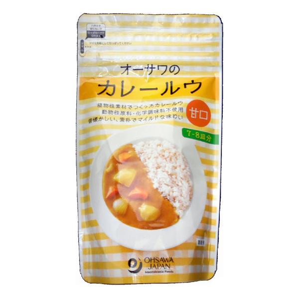 油脂は圧搾法一番搾りなたね油100%使用。砂糖・動物性原料・化学調味料不使用。粉末タイプで1袋で7〜8皿分。・発売元：オーサワジャパン・原材料：小麦粉、メープルシュガー、なたね油、食塩、ピーナッツペースト、カレー粉、酵母エキス、オニオンパウ...